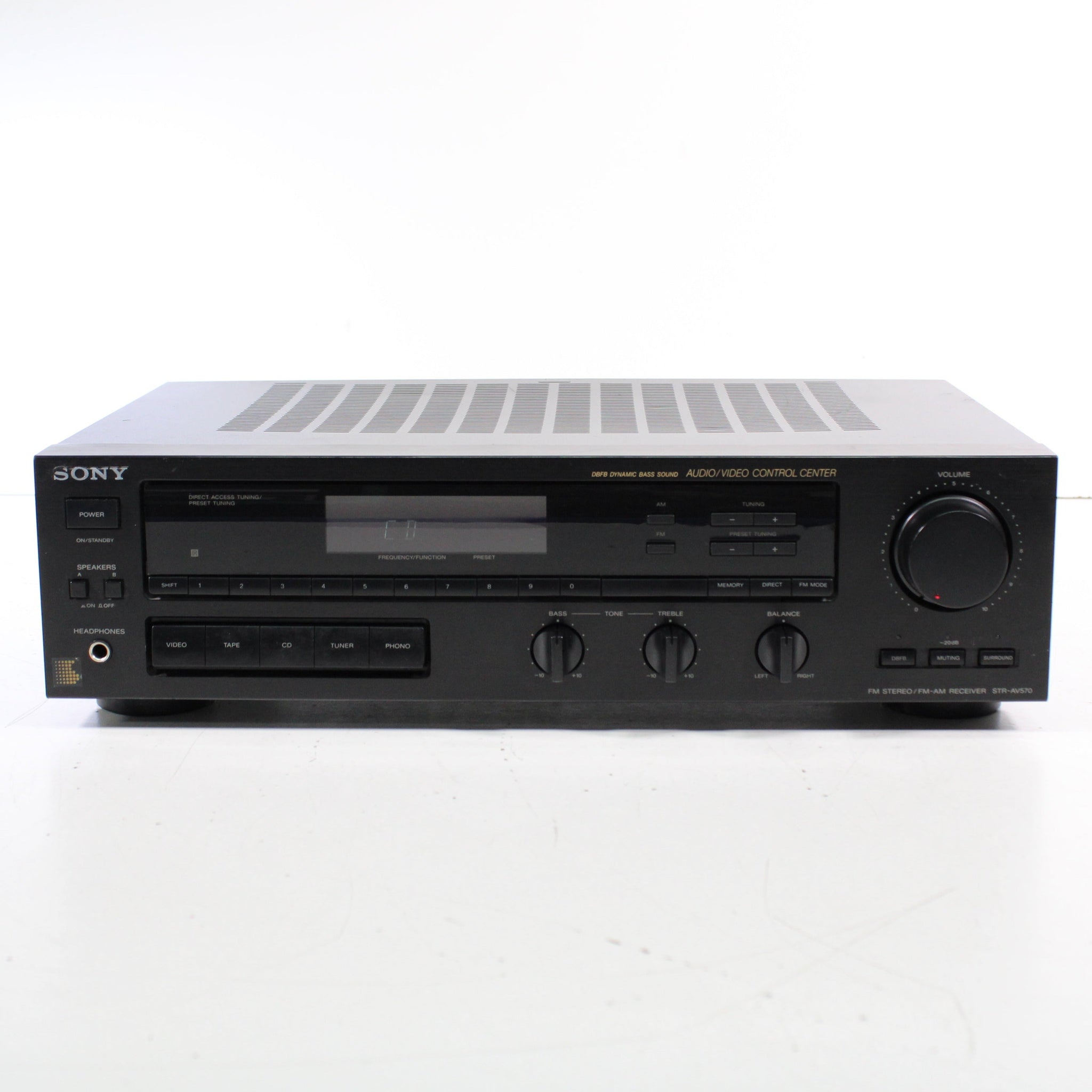 Sony STR-AV570 Vintage AM FM Stereo Receiver (NO REMOTE)