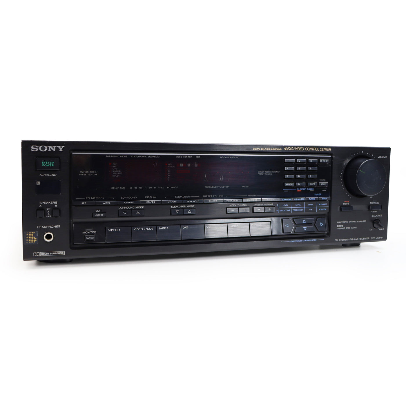 Sony STR-AV910 FM Stereo FM AM Receiver AV Control Center with Phono ...