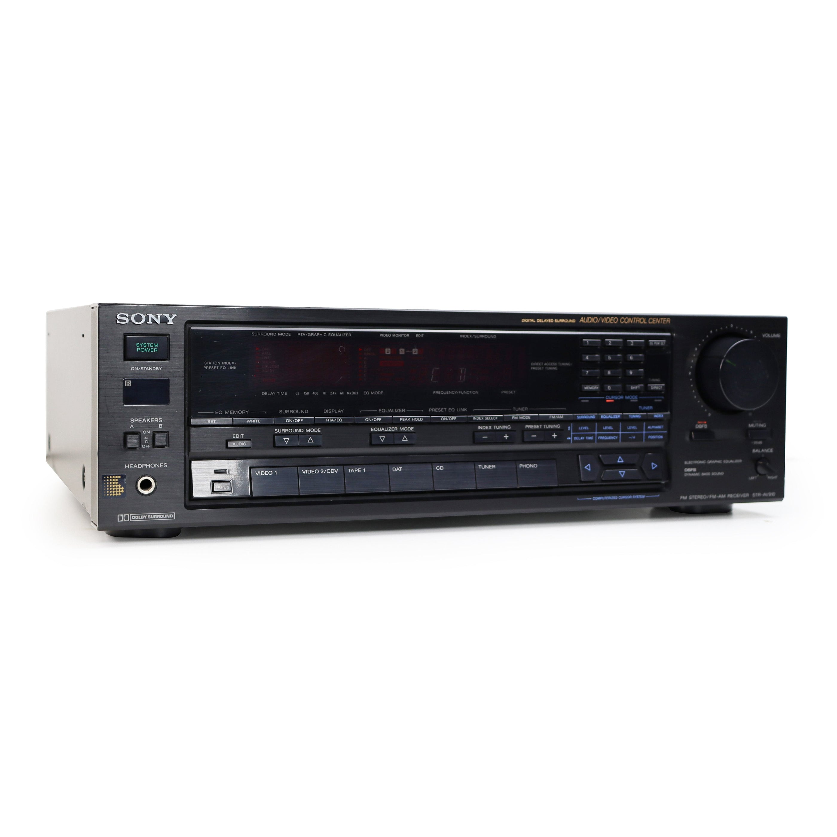 Sony STR-AV910 FM Stereo FM AM Receiver AV Control Center with Phono ...