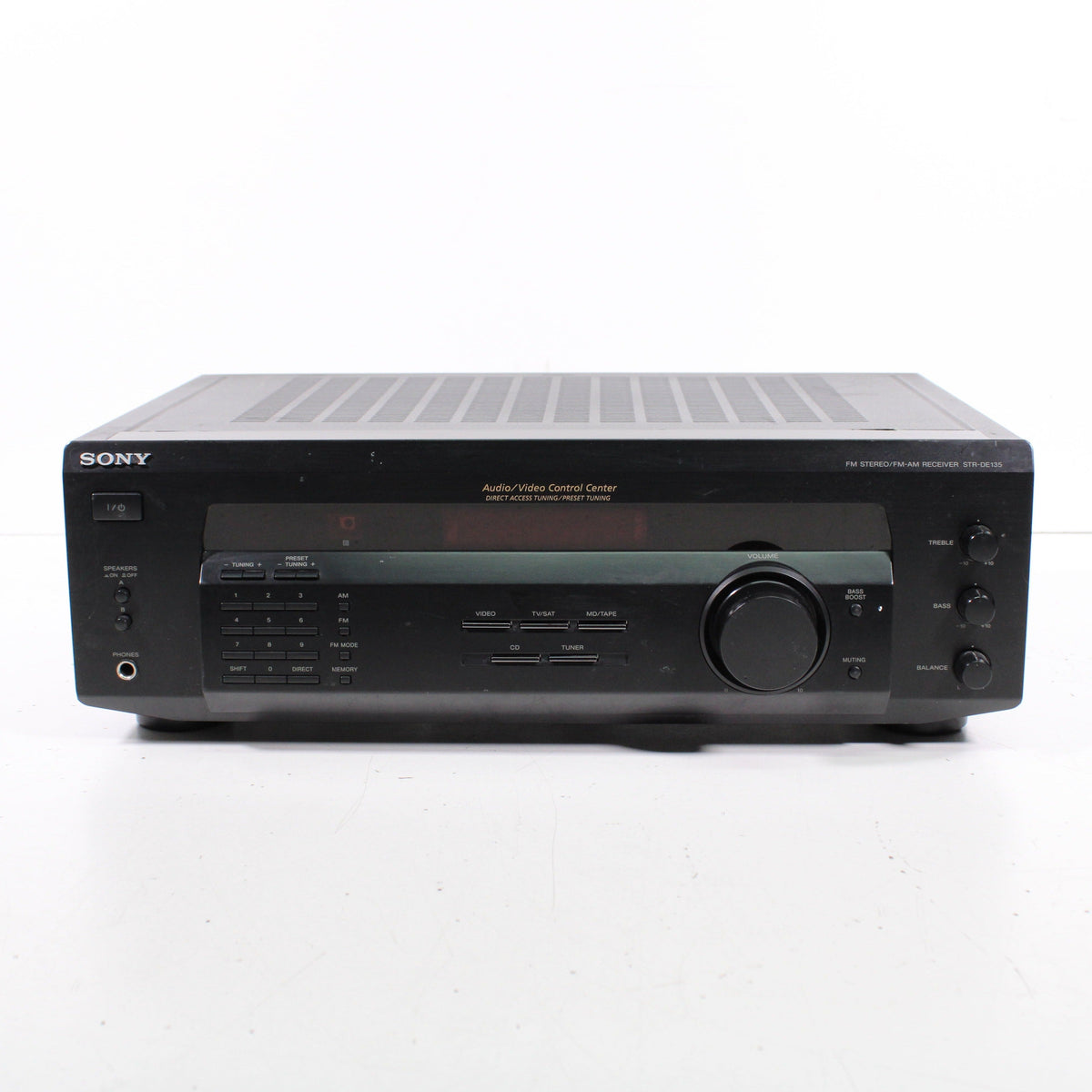 Sony STR-DE135 AM FM Stereo Receiver (2000) (NO REMOTE) — SpenCertified