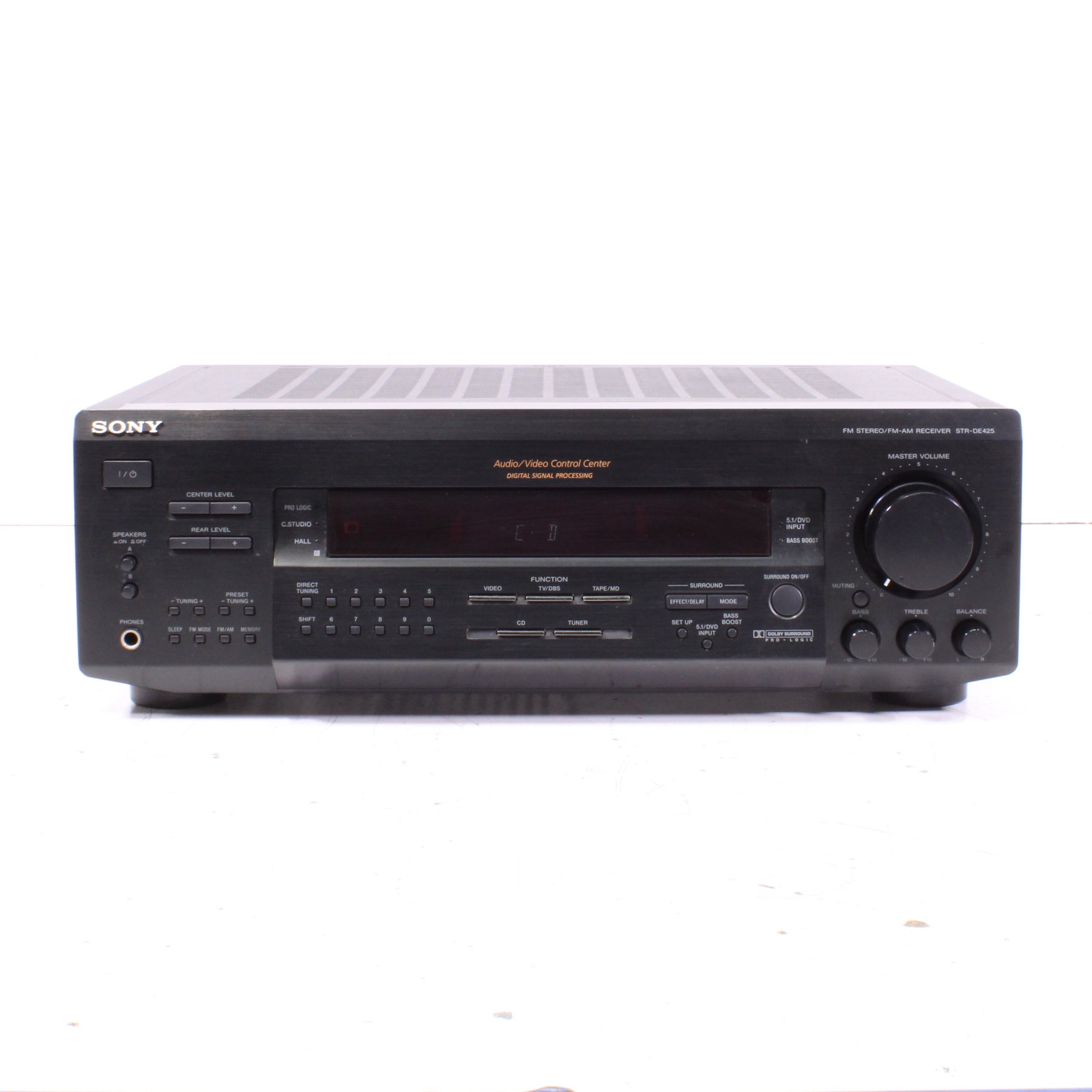 Sony STR-DE425 AM/FM Stereo Receiver Dolby Pro Logic 5.1-Channel Input ...