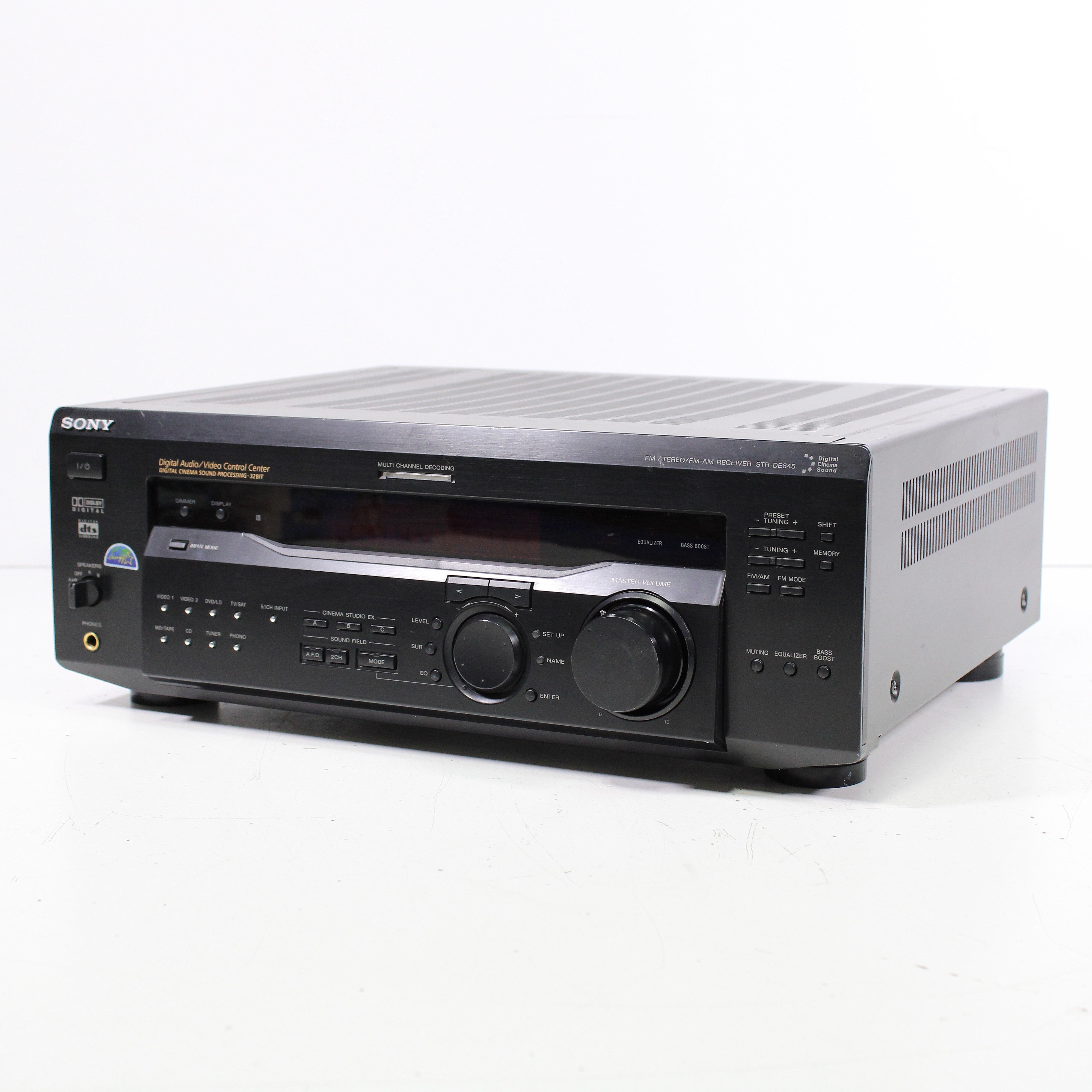 Sony STR-DE845 Digital Audio/Video Control Center AV Receiver (NO REMO