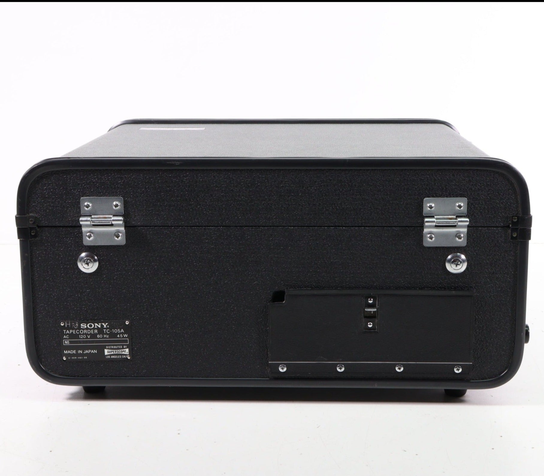 Sony TC-105 Portable Solid State 4 Track Monophonic Recorder ...