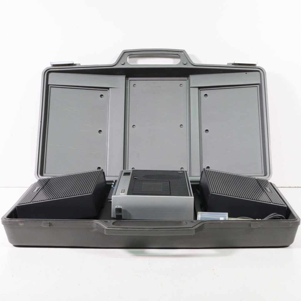 Sony TC-126 Stereo Cassette-Corder System with Original Case, Speakers