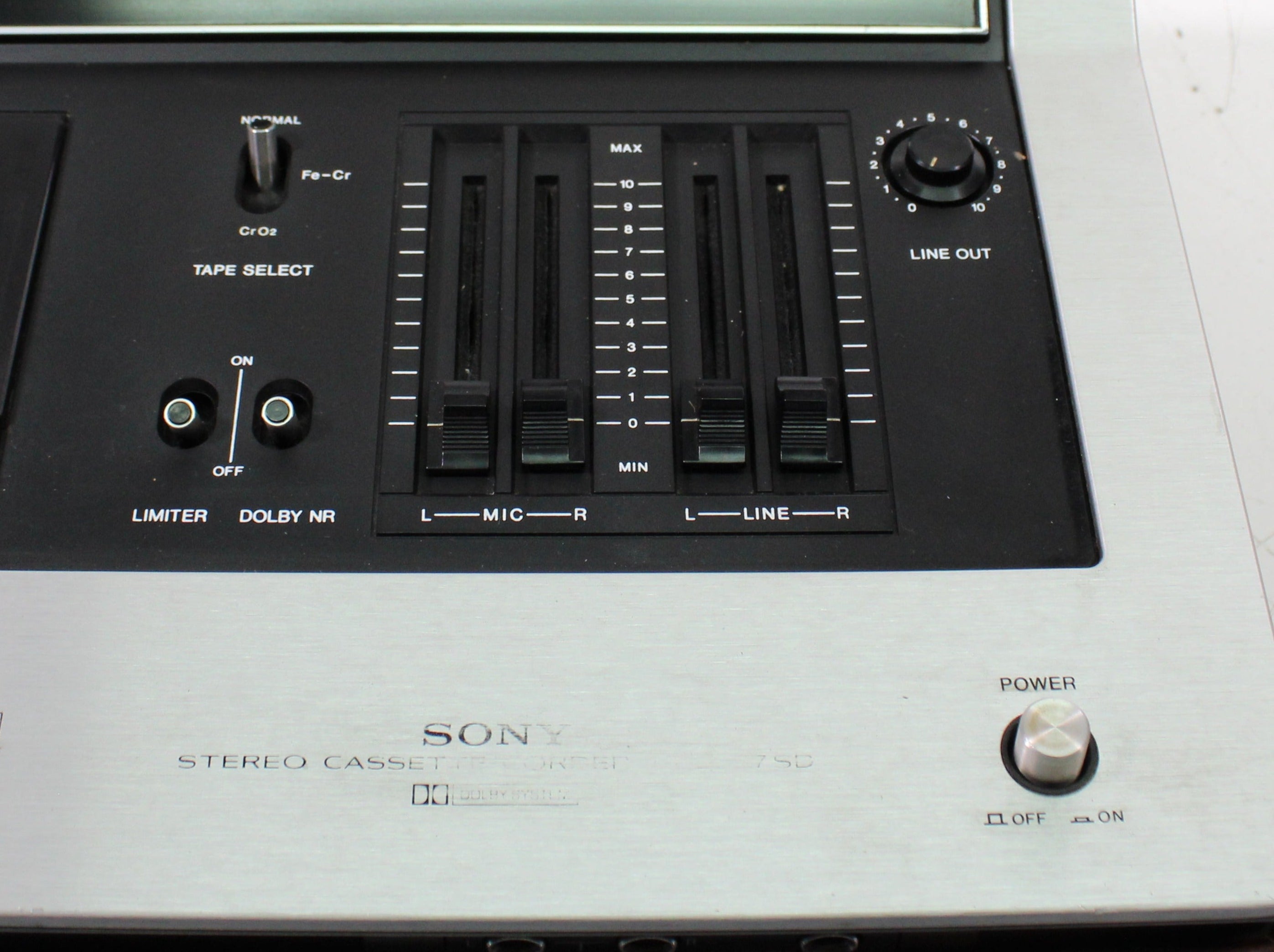 Sony TC-137SD Stereo Cassette Deck Tapecorder Top-Loading (1975 ...