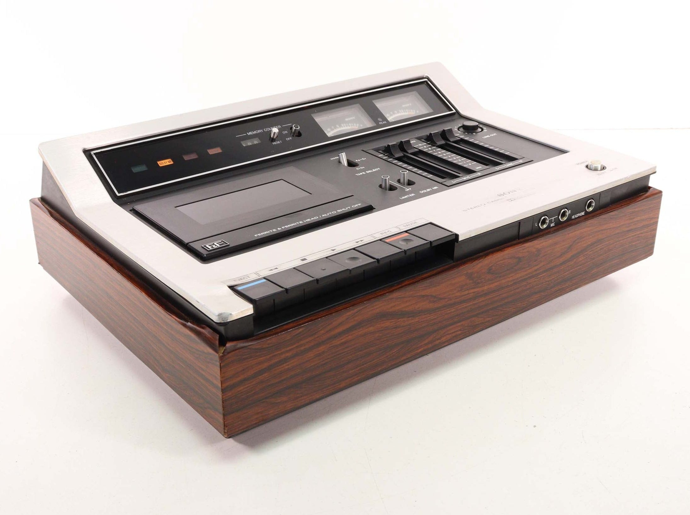 Sony TC-137SD Stereo Cassette Deck Tapecorder Top-Loading (1975 ...