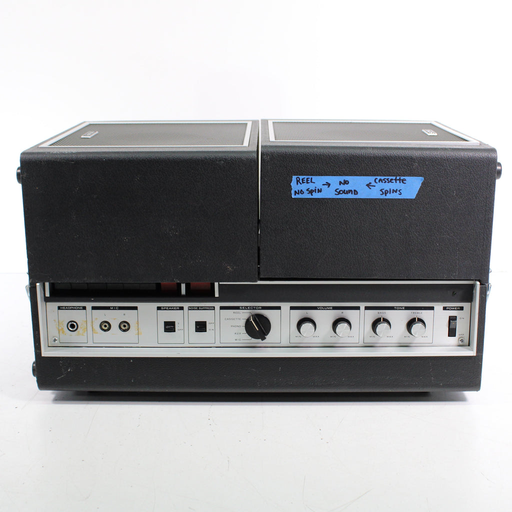 Sony TC-330 Reel-to-Reel and Cassette Player Tapecorder with Detachabl