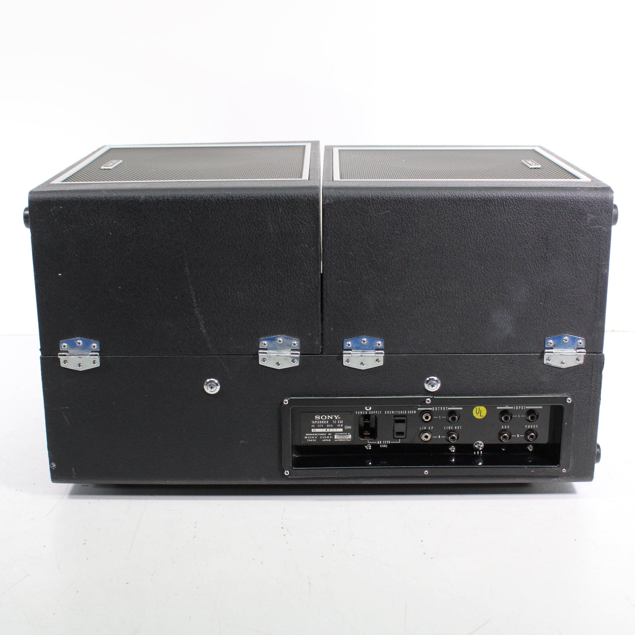 Sony TC-330 Reel-to-Reel and Cassette Player Tapecorder with Detachabl