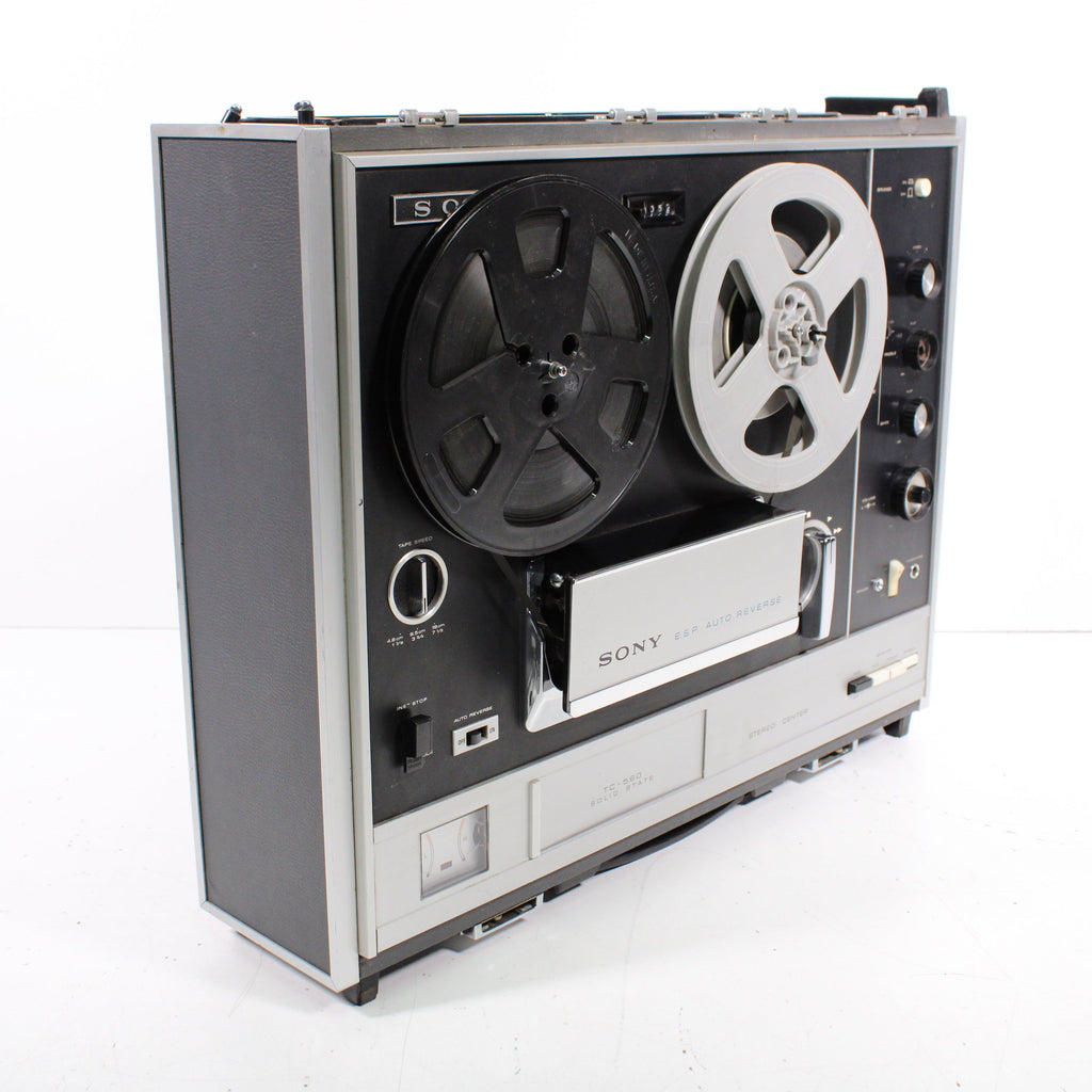 Sony TC-560 Stereo Tapecorder Reel-to-Reel with Detachable Speakers (A