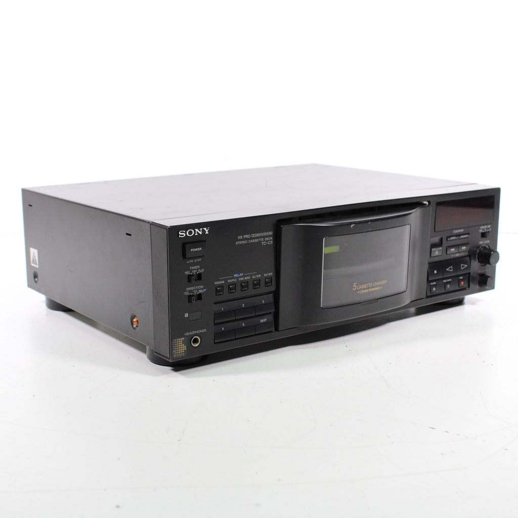 Sony TC-C5 Rare 5-Cassette Changer Stereo Cassette Deck HX Pro (1992)