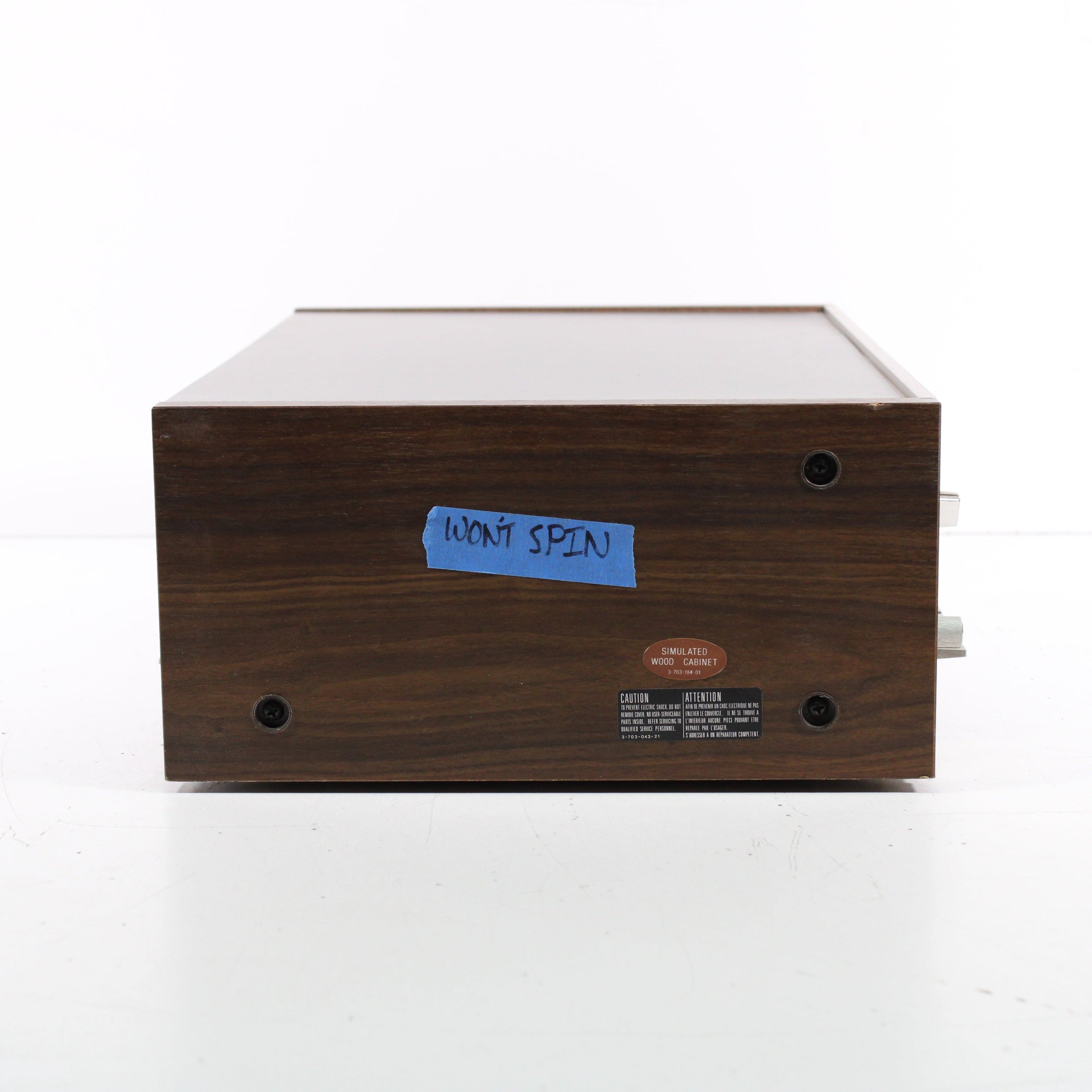 Sony TC-K60 Single Stereo Cassette Deck Wooden Side Panels (1978) (AS ...