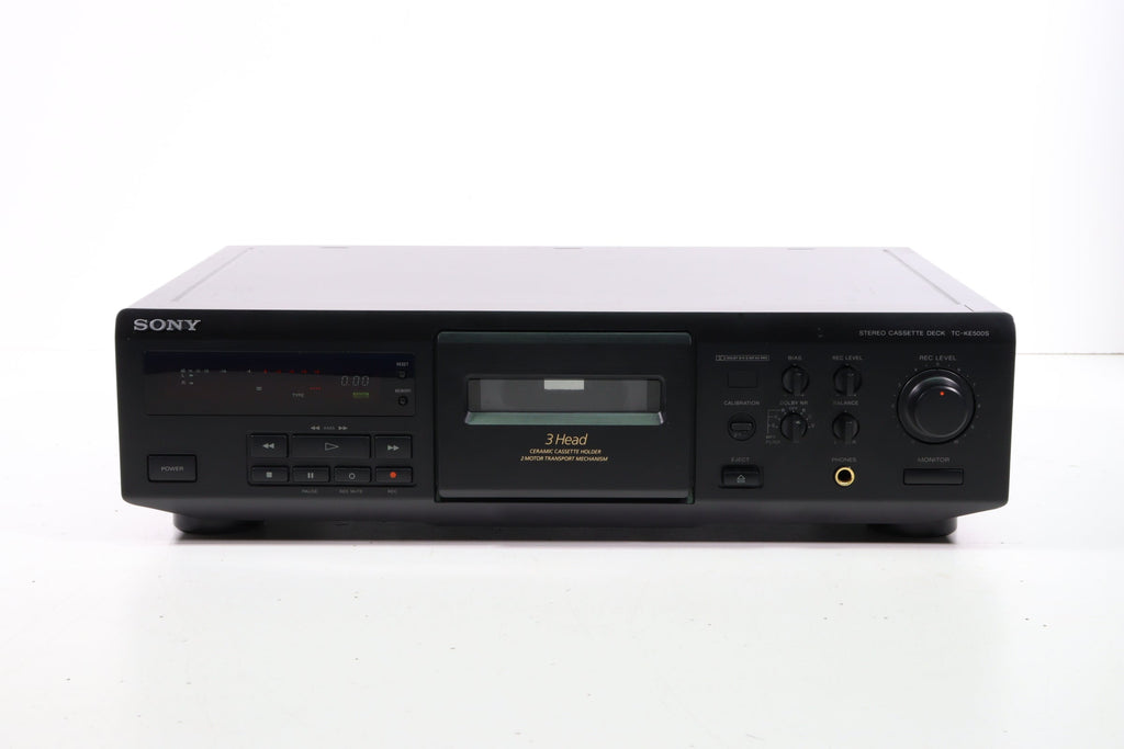 Sony TC-KE500S 3 Head Single Cassette Deck Player Recorder