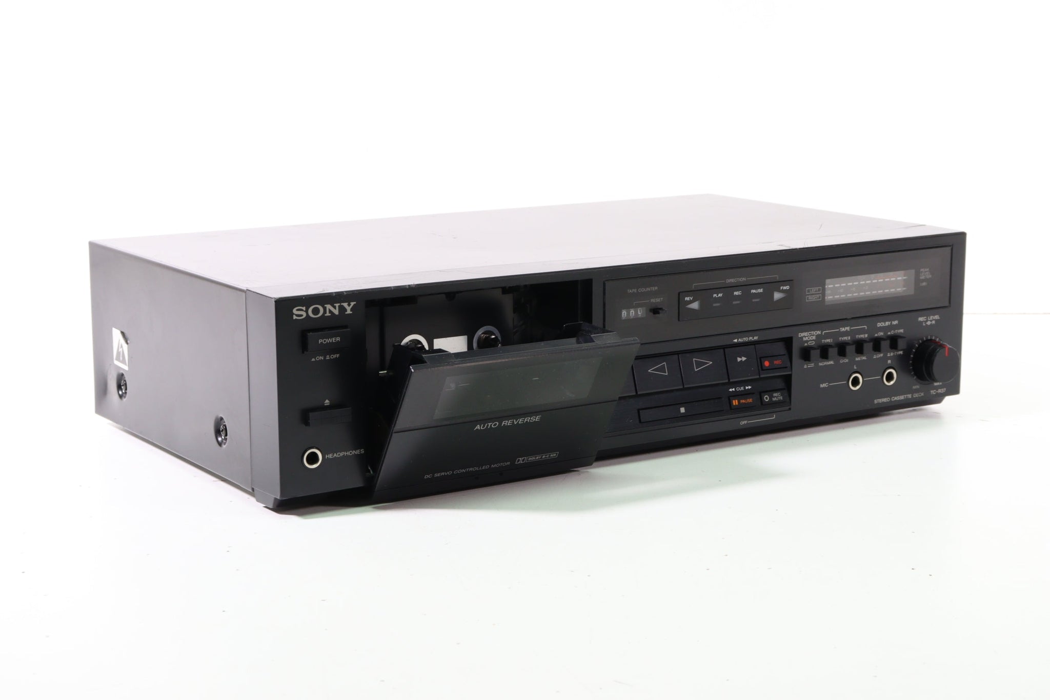 Sony TC-R37 Single Stereo Cassette Deck with Auto Reverse