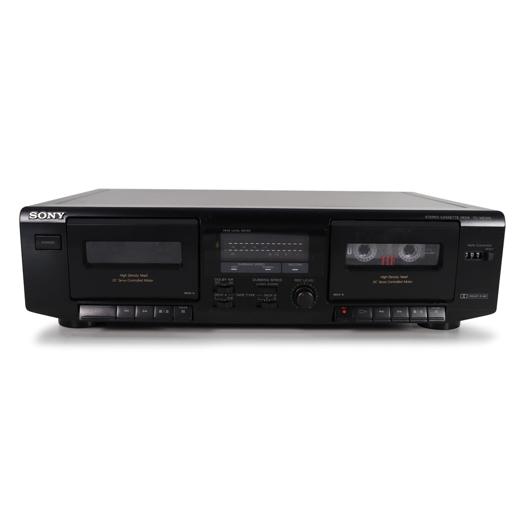 Sony TC-WE305 Dual Deck Stereo Cassette Player Recorder