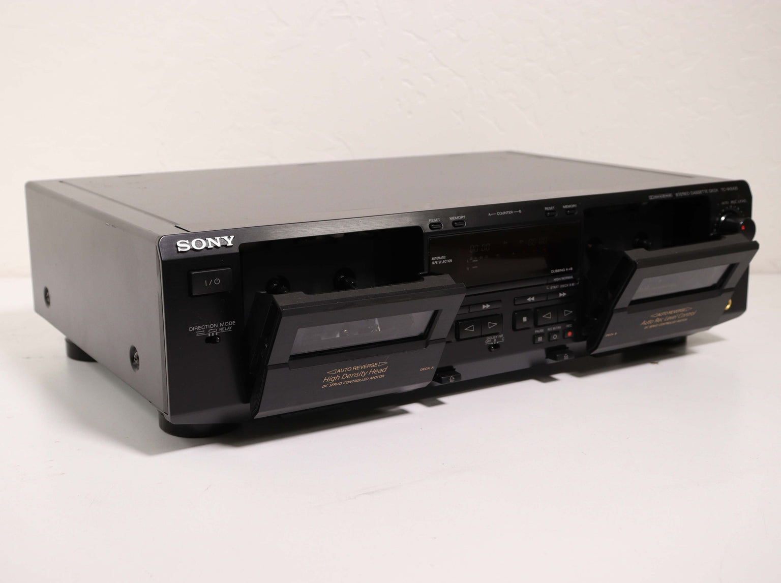 Yamaha KX-W332 Dual Cassette Deck Auto-Reverse Dolby B/C High-Speed Du ...