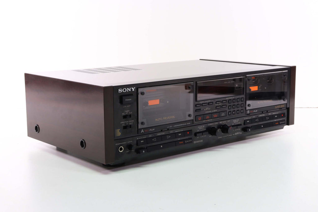 Sony TC-WR80ES Dual Stereo Cassette Deck Recorder Player with Auto Rev
