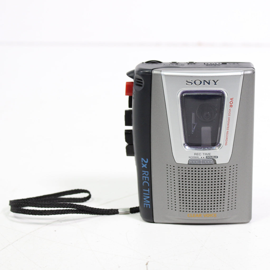 Sony TCM-20DV Portable Handheld Cassette Recorder Cassette-Corder Silv