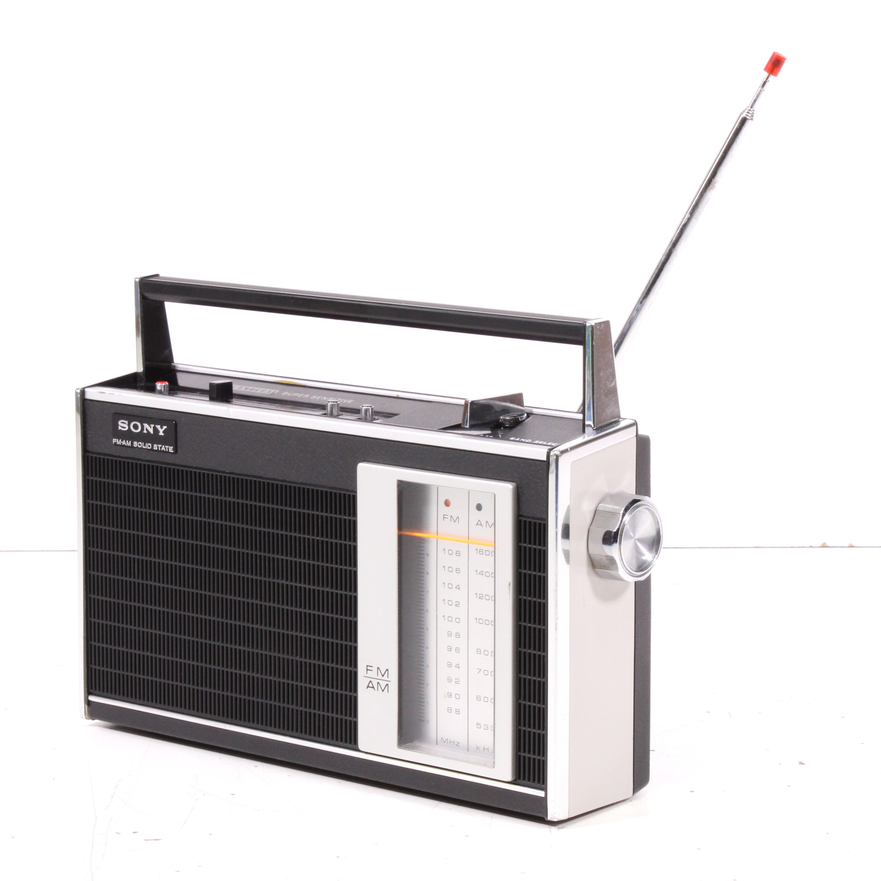 Sony TFM-7200W FM AM 2-Band Solid State Radio 11 Transistors (1972 ...