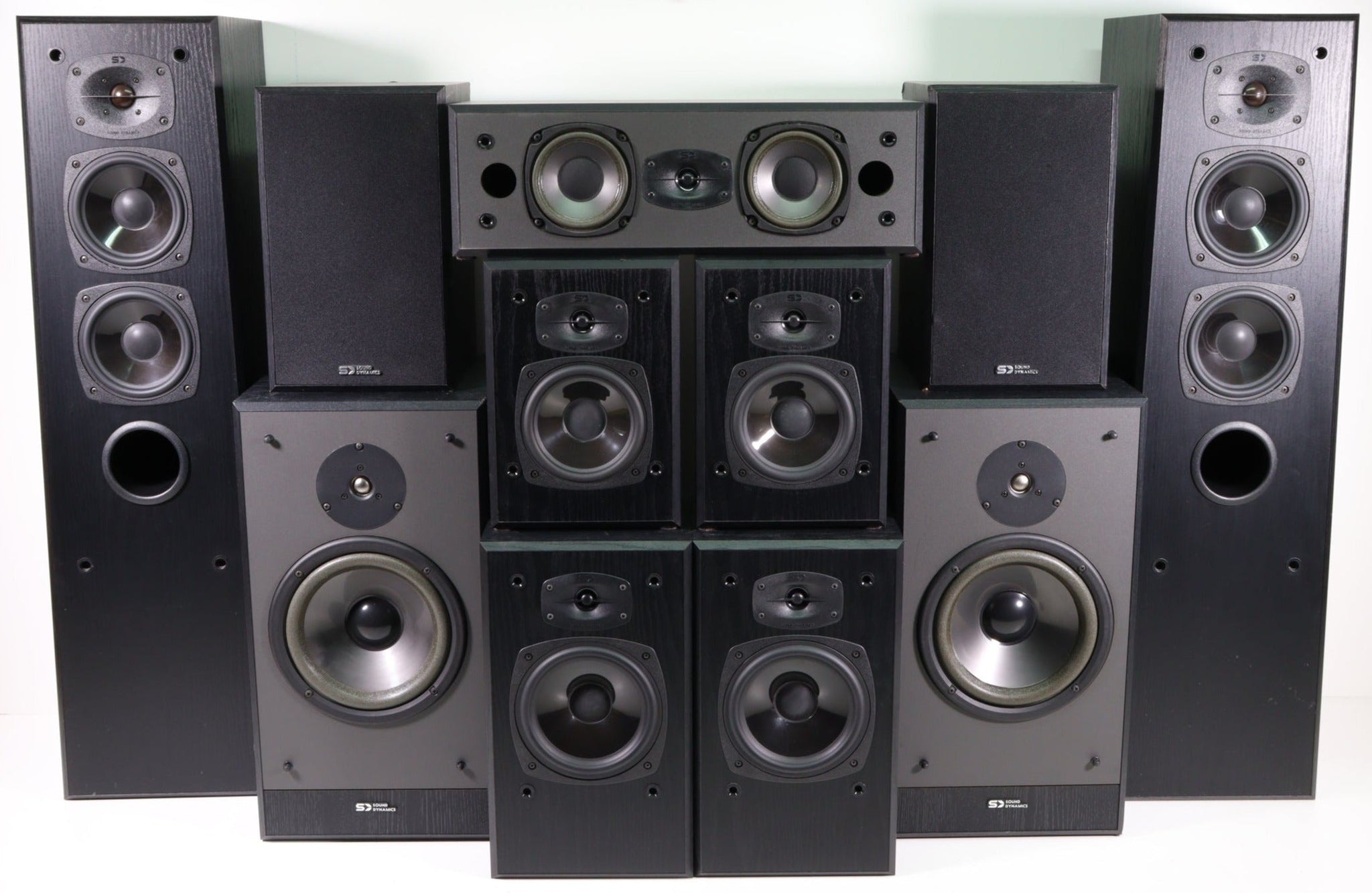 Sound Dynamics 11-Channel Speaker Set (RTS-7 Tower Pair, RTS-3B-1 Pair