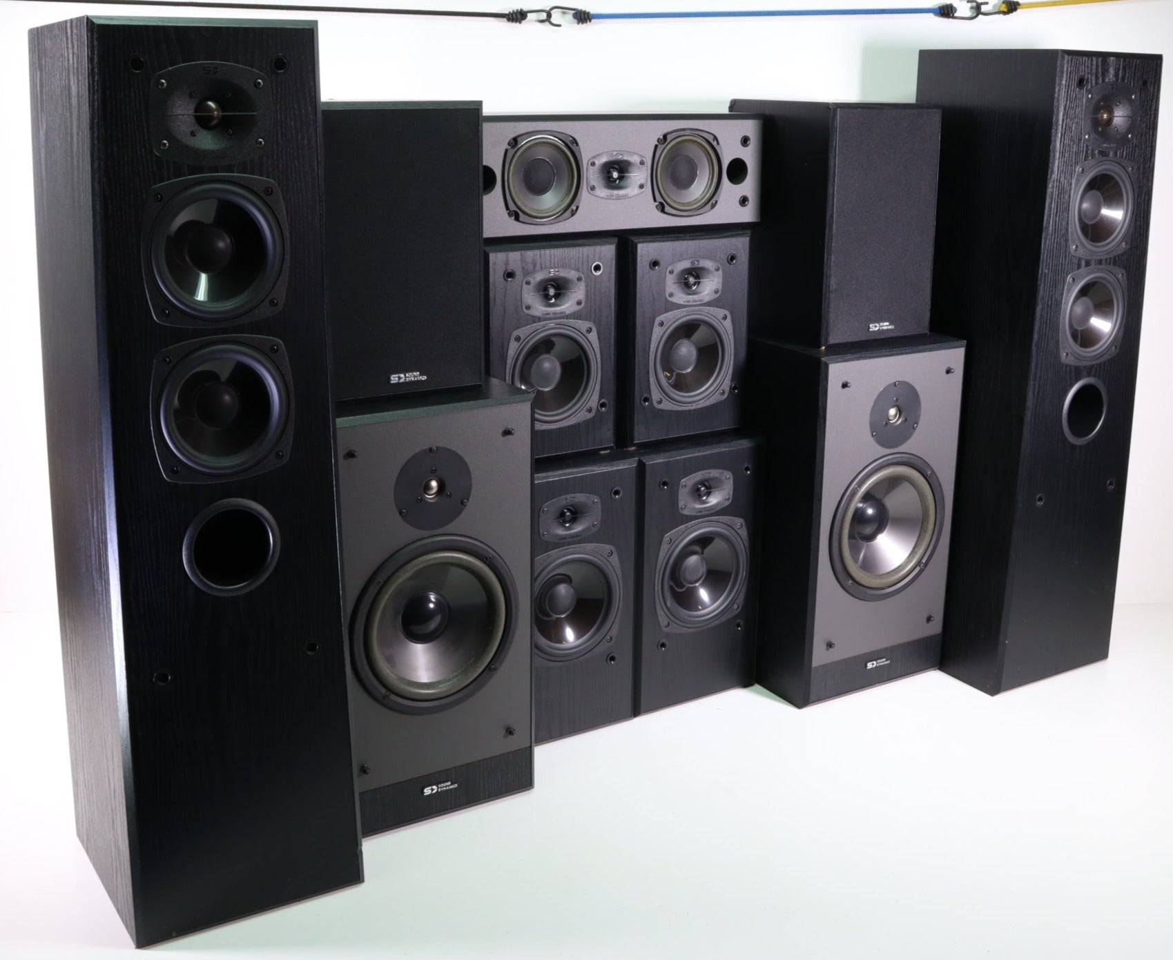 Sound Dynamics 11-Channel Speaker Set (RTS-7 Tower Pair, RTS-3B-1 Pair