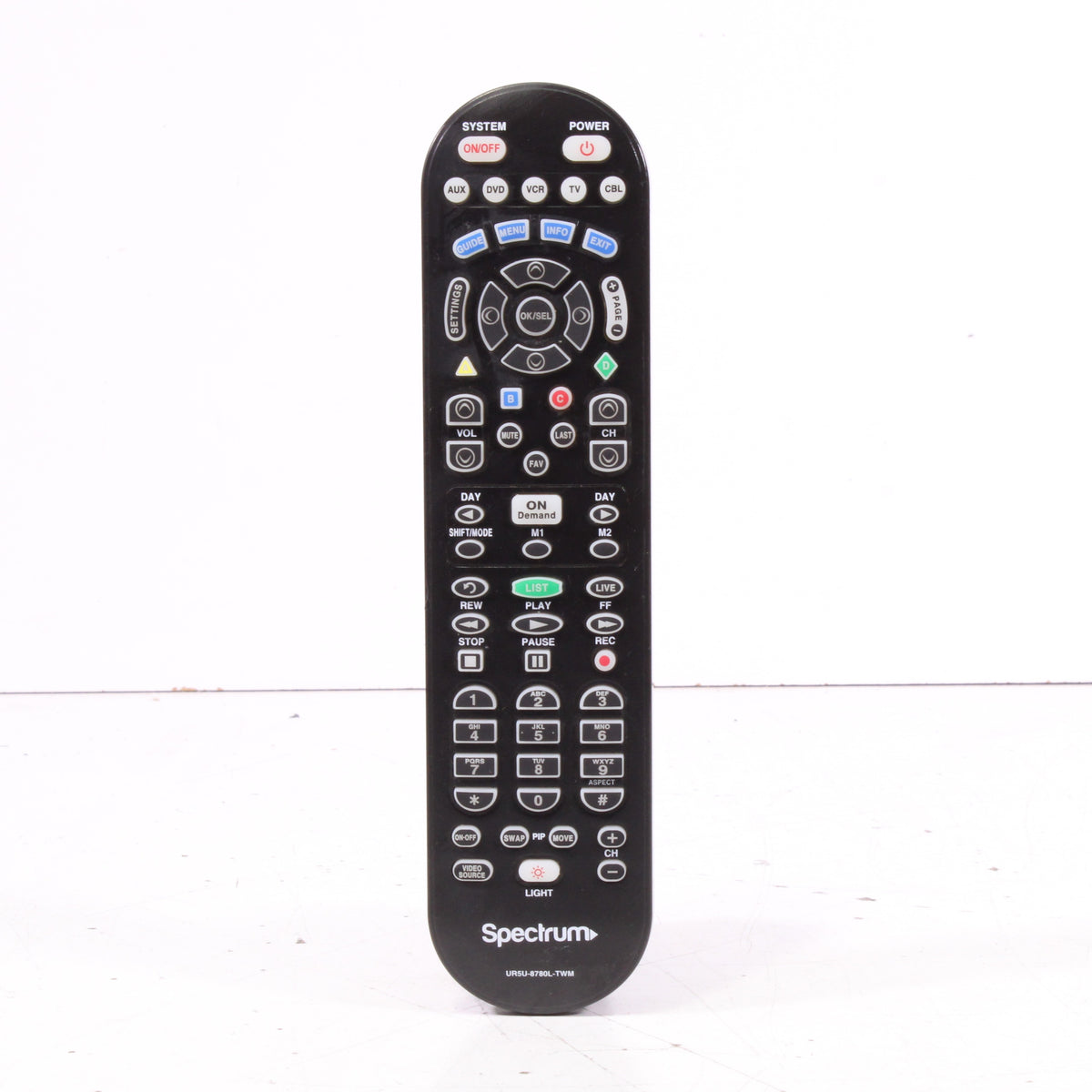 Spectrum UR5U-8780L-TWM Universal Remote Control — SpenCertified