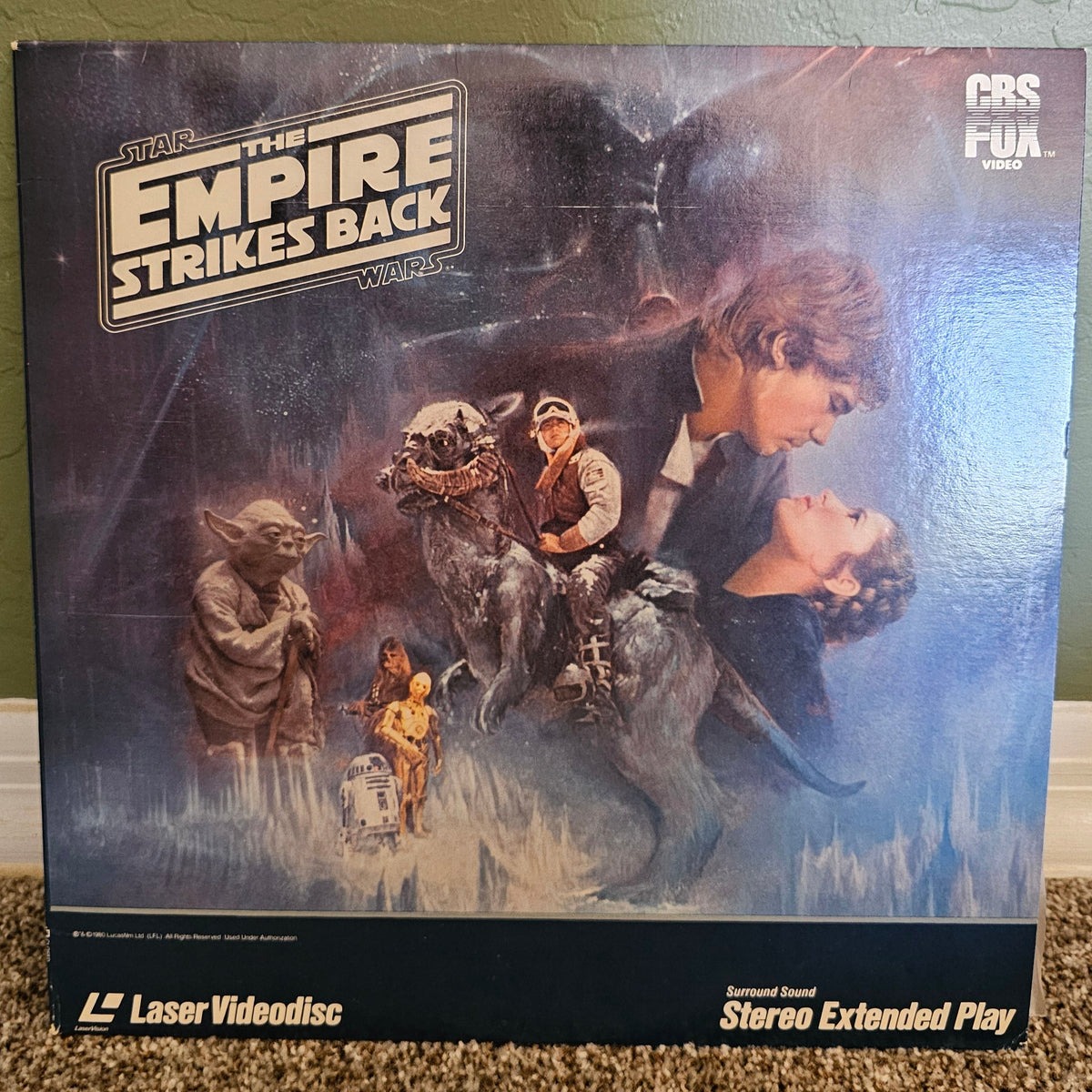 Star Wars The Empire Strikes Back Laserdisc Movie Surround Sound Stere ...