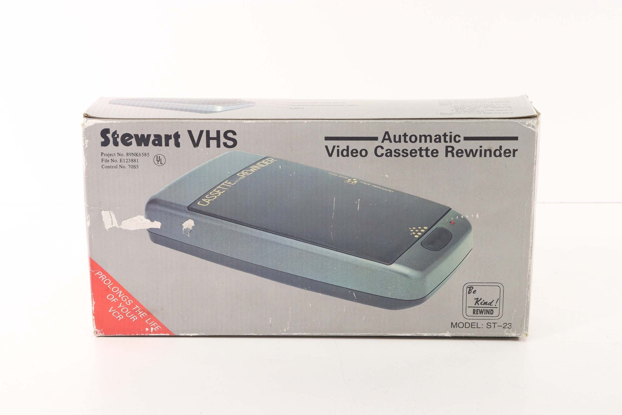 Stewart VHS ST-23 Automatic Video Cassette Rewinder (New) — SpenCertified