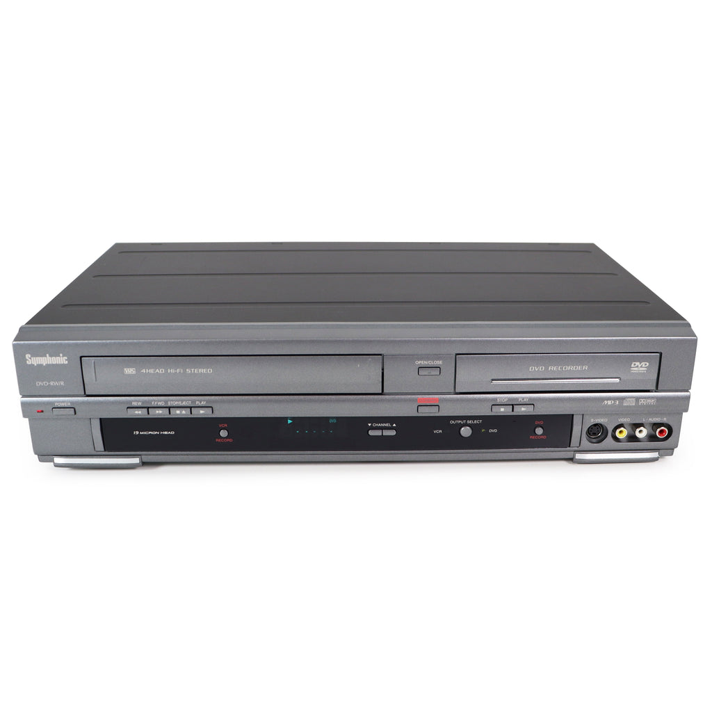 Symphonic SR90VE DVD VHS Combo Player Recorder 2-Way Dubbing VCR to Di
