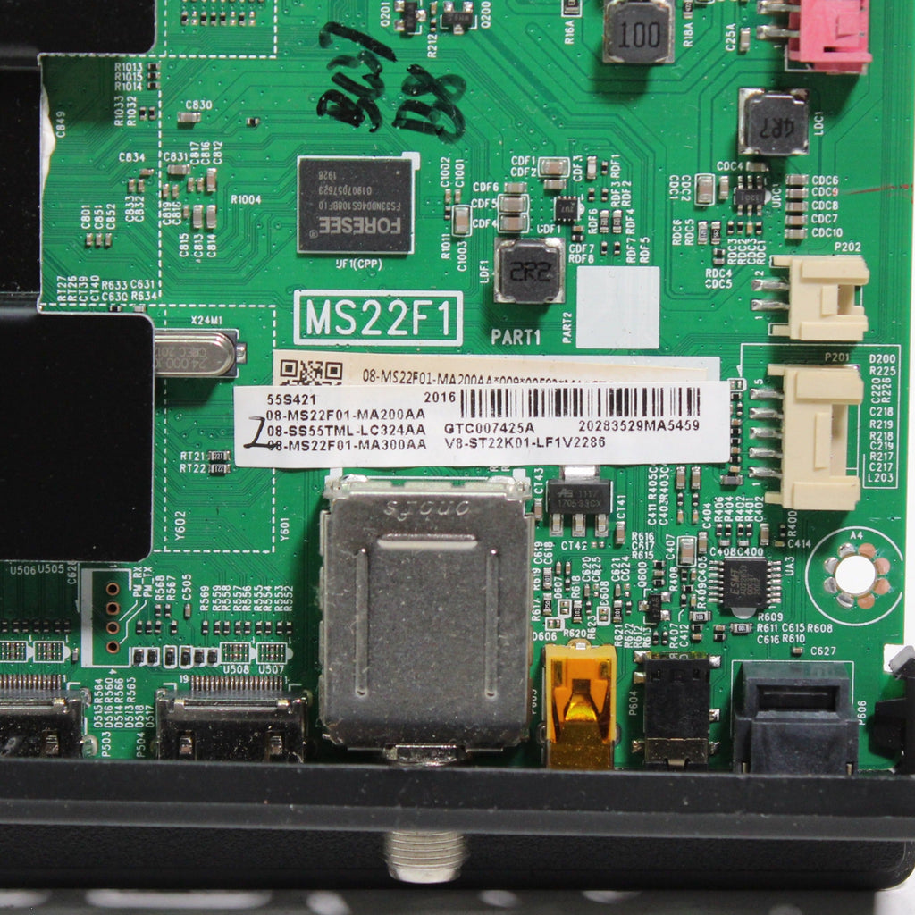 TCL 08-MS22F01-MA200AA Main Board for Smart TV 55S421