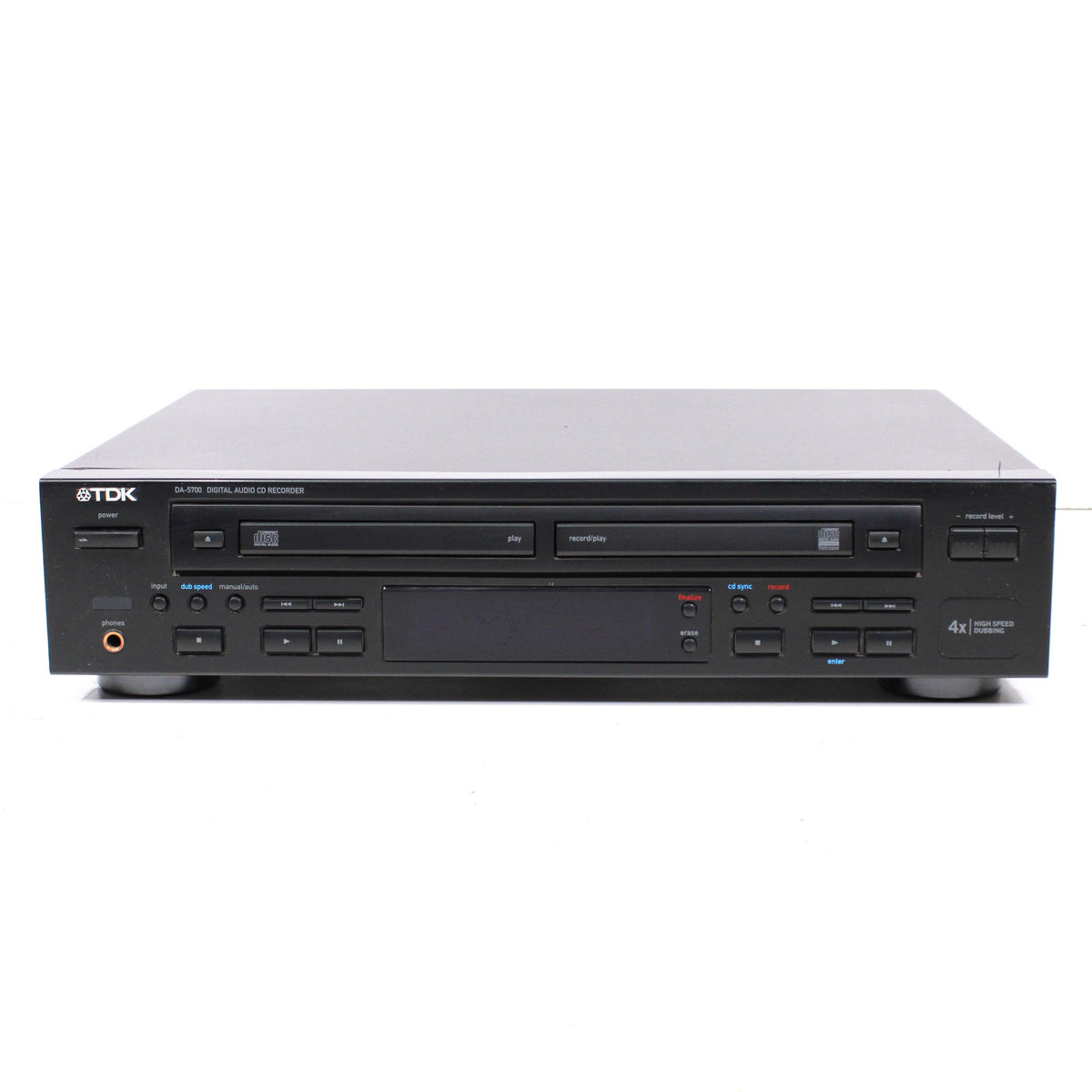 TDK DA-5700 Dual Tray CD Recorder and Player (2002) — SpenCertified
