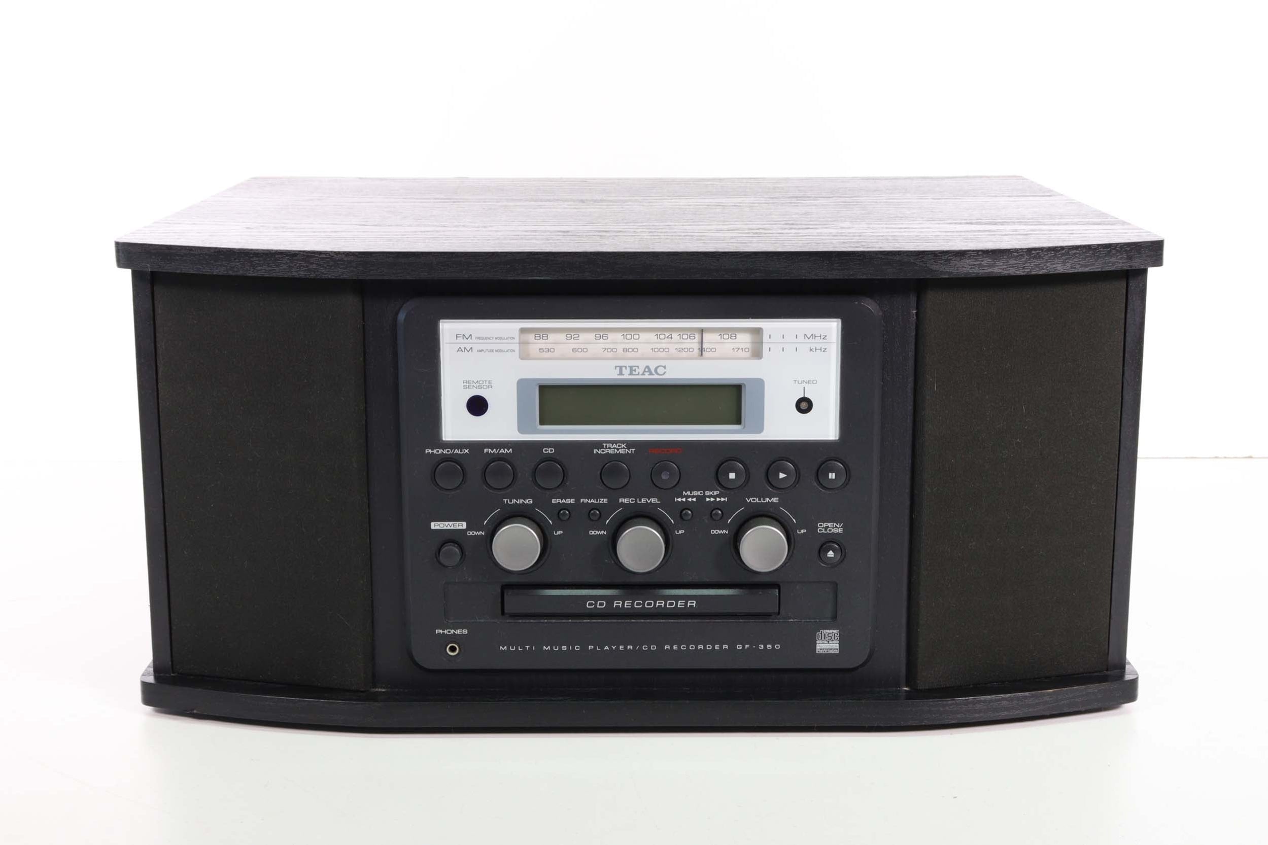 TEAC GF-350 Record Player / AM-FM Stereo Music System Vintage Wood Cab ...