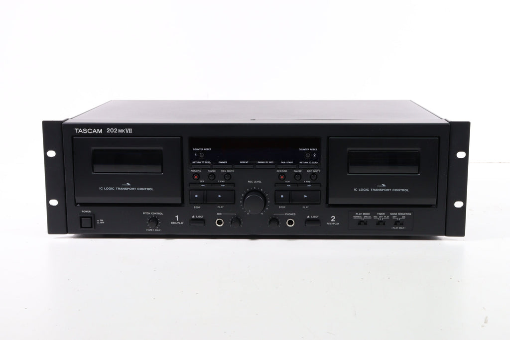 Tascam 202MKVII Dual Cassette Deck with USB (with Original Box)