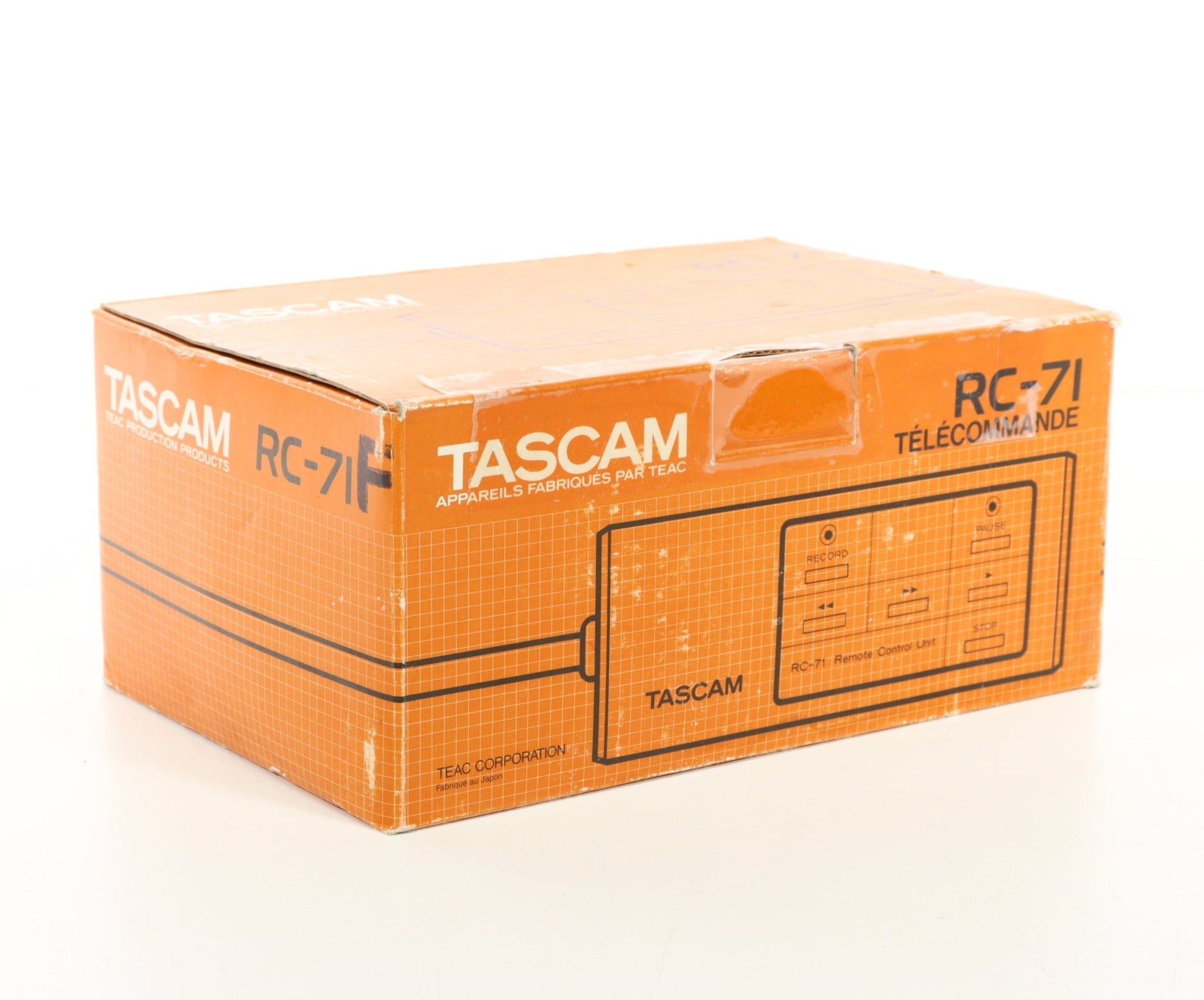Tascam RC-71 Teac Vintage Cassette and Reel Remote Control Unit