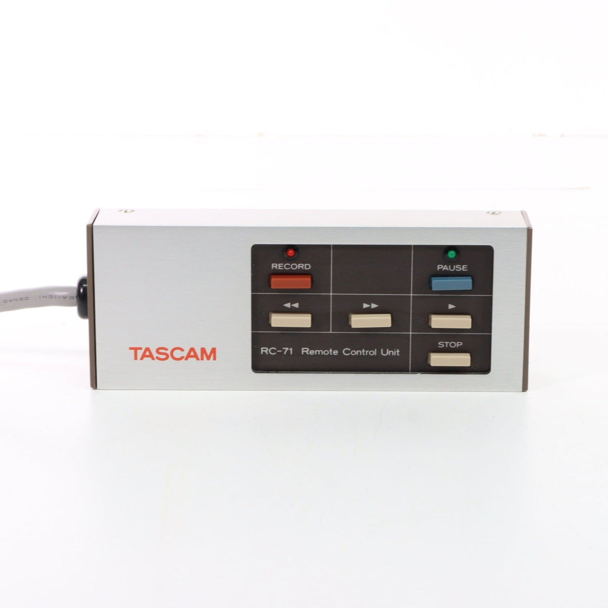Tascam RC-71 Teac Vintage Cassette and Reel Remote Control Unit — SpenCertified