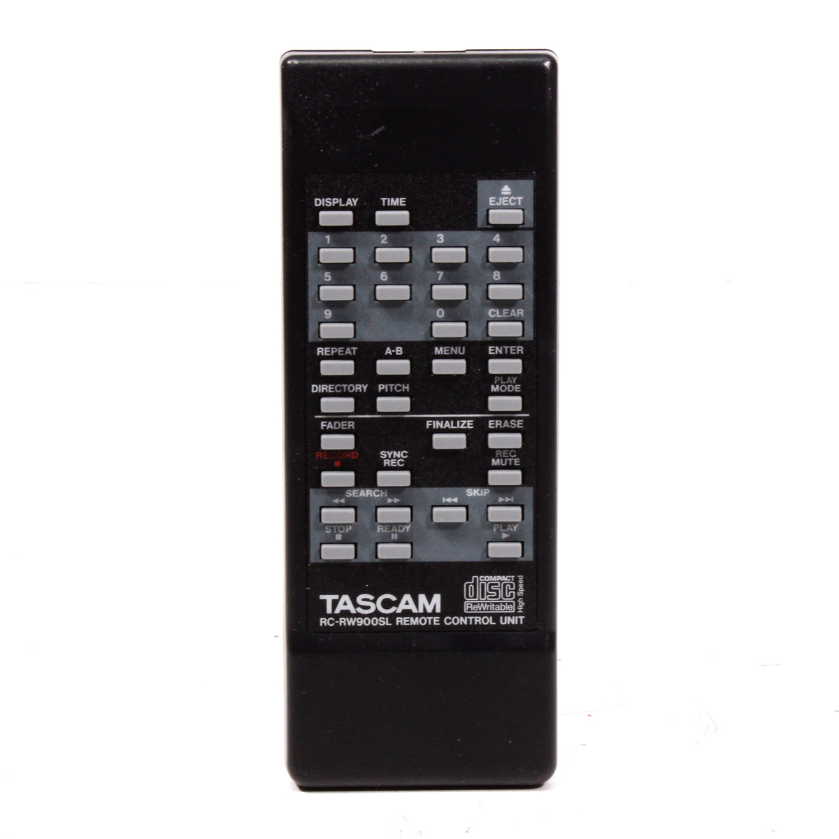 Tascam RC-RW900SL Remote Control for CD Recorder CD-RW900SL — SpenCertified