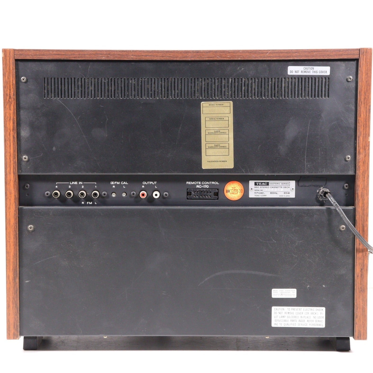 Teac 860 Esoteric Series Stereo Cassette Deck (AS IS - HAS ISSUES ...