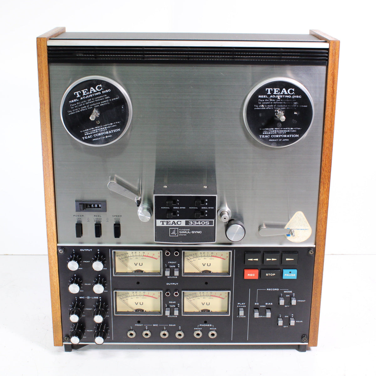 Teac A-3340S 10-inch Reel-To-Reel Recorder Player Deck Refurbished ...