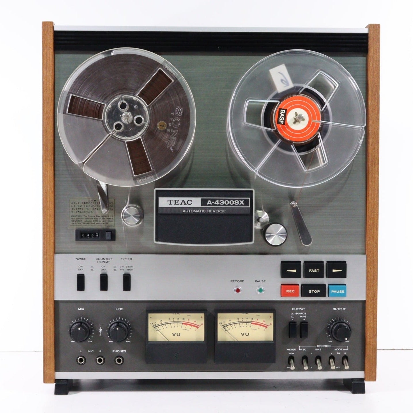 Teac A-4300SX Reel-to-Reel Stereo Tape Deck with Auto Reverse — SpenCertified