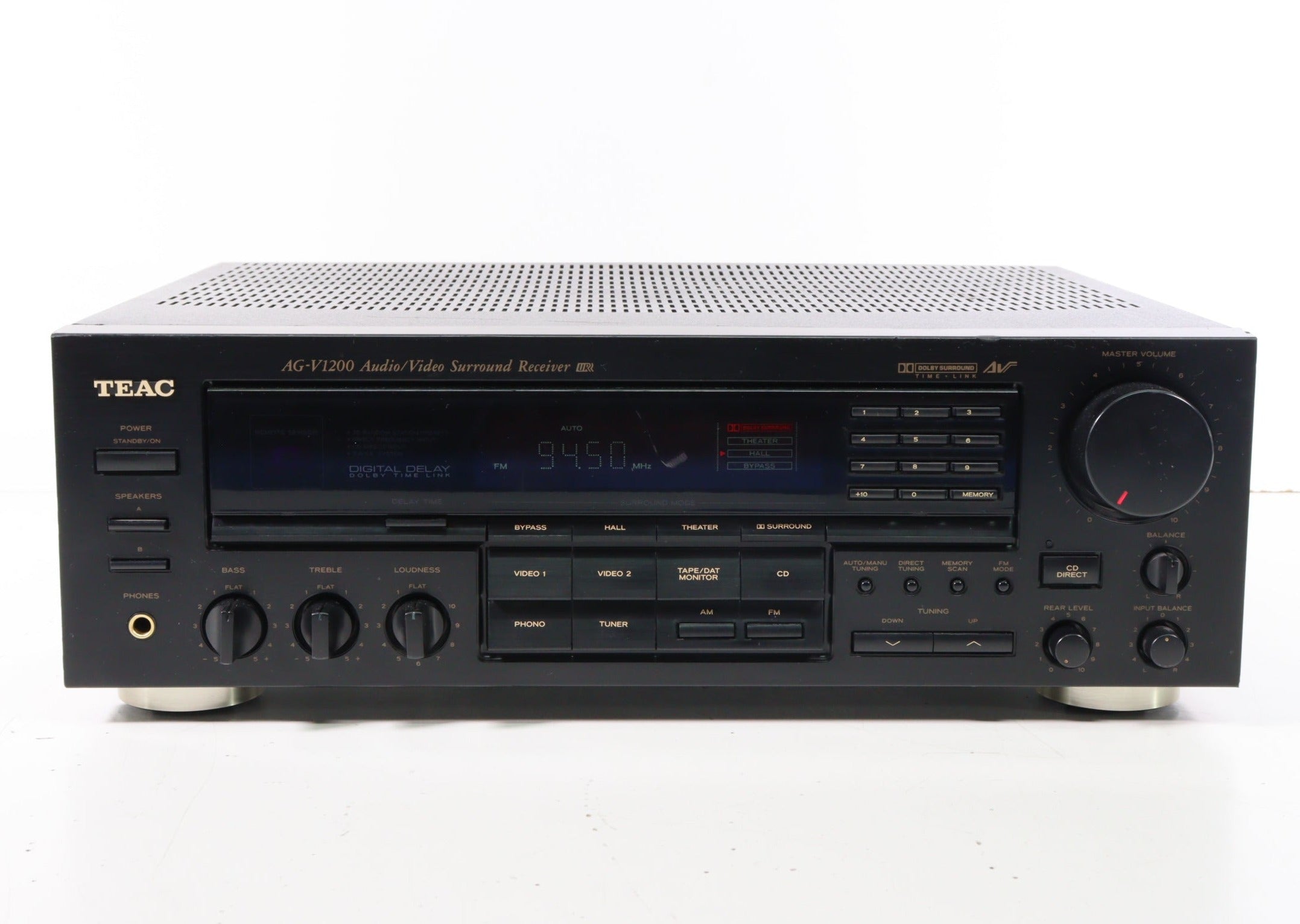 Teac AG-V1200 Audio Video Surround Receiver (NO REMOTE) — SpenCertified