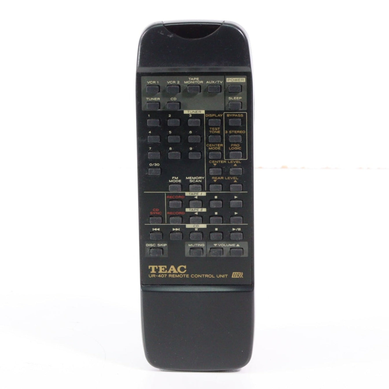 Teac UR-407 Remote Control for Audio Video Surround Receiver AG-SV5150 — SpenCertified