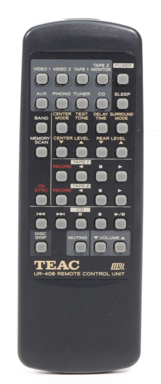 Teac UR-408 Remote Control for AV Receiver AG-V7700 — SpenCertified