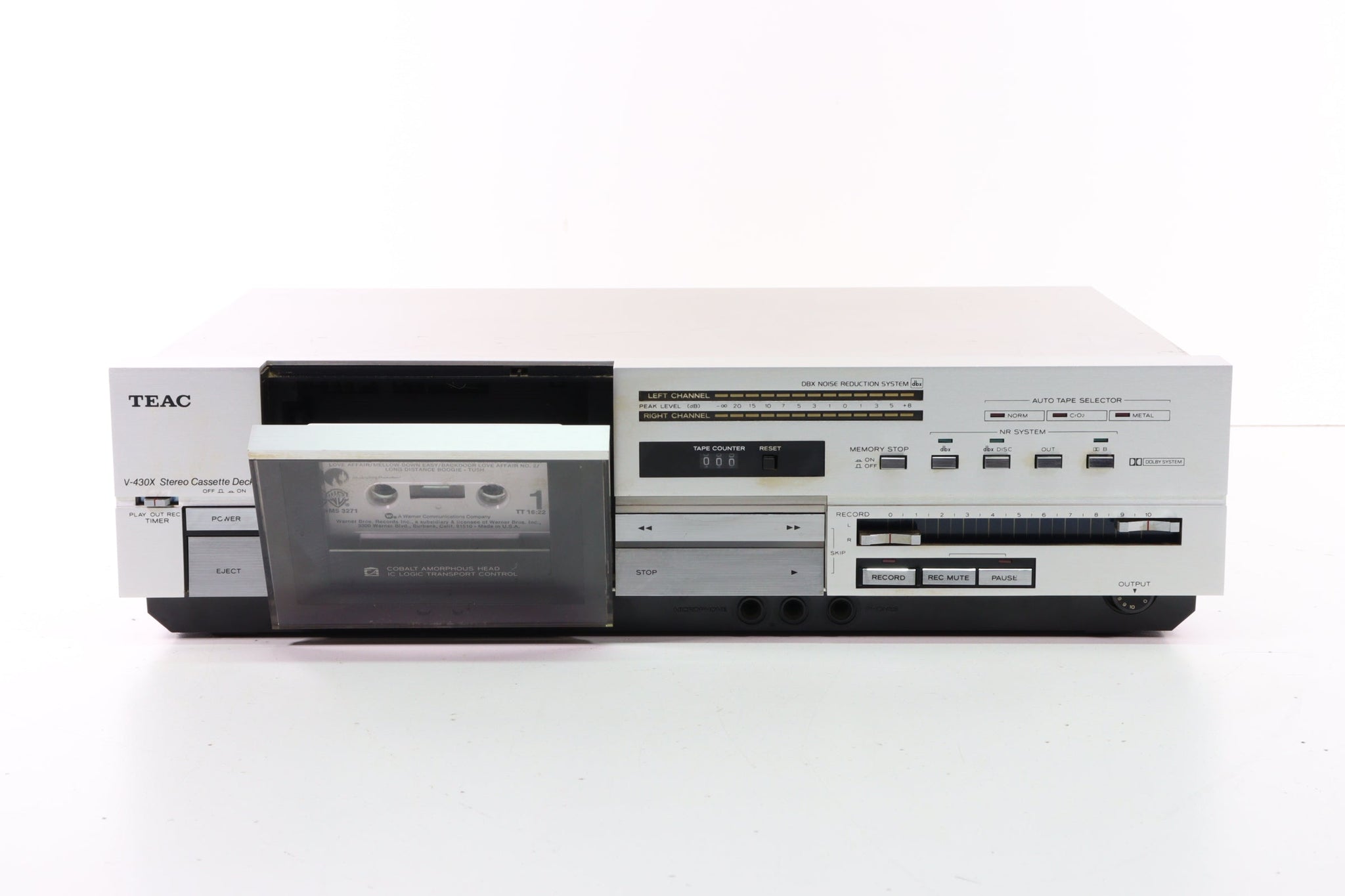 Teac V-430X Stereo Cassette Deck (BUTTONS UNRESPONSIVE)