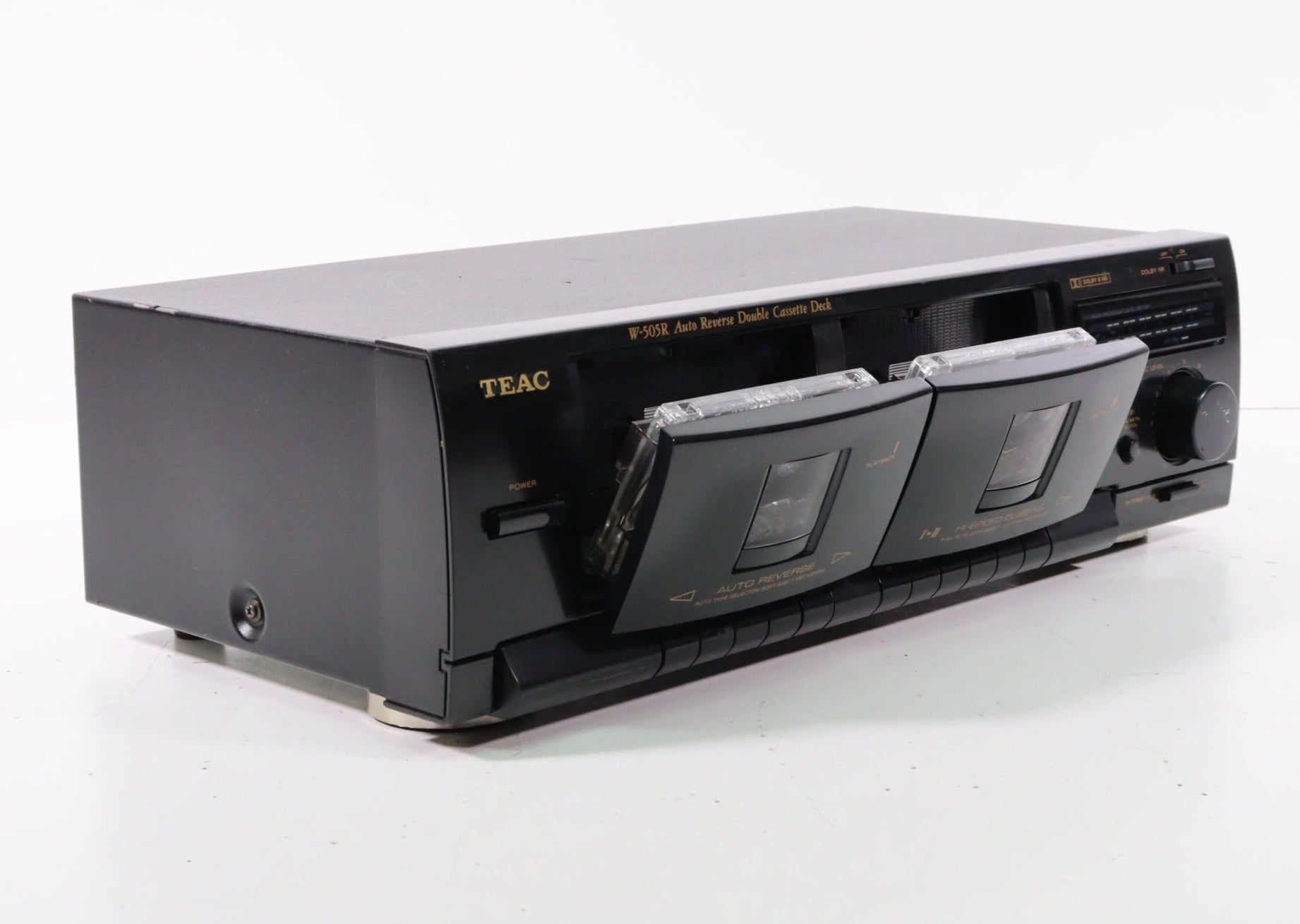 Teac W-505R Double Cassette Deck with Auto Reverse — SpenCertified