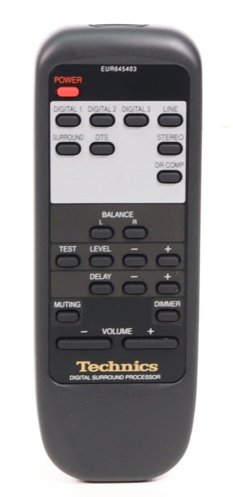 Technics EUR645403 Remote Control for Digital Surround Processor SH-AC