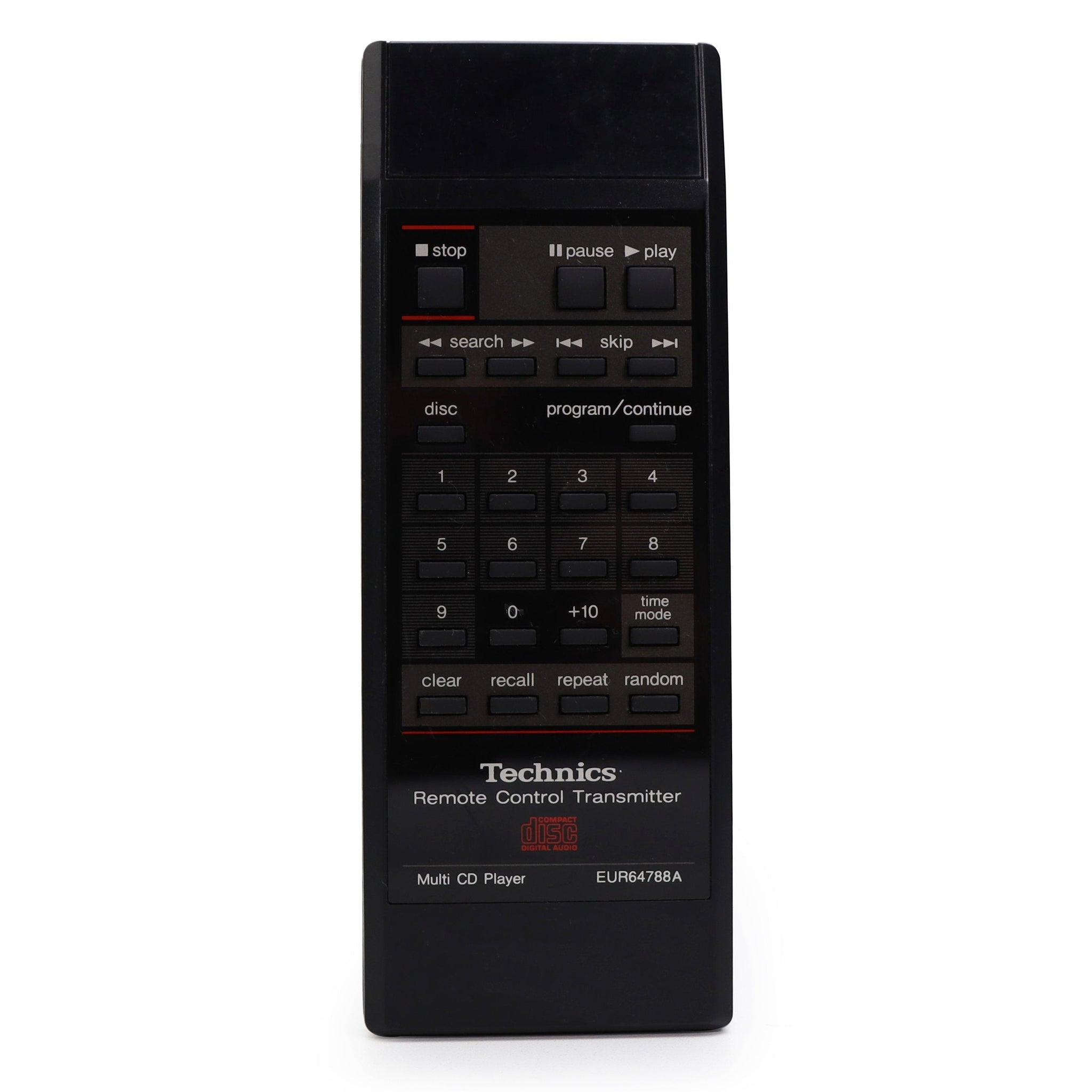 Technics EUR64788A Remote Control for 6-Disc CD Changer SL-P400C