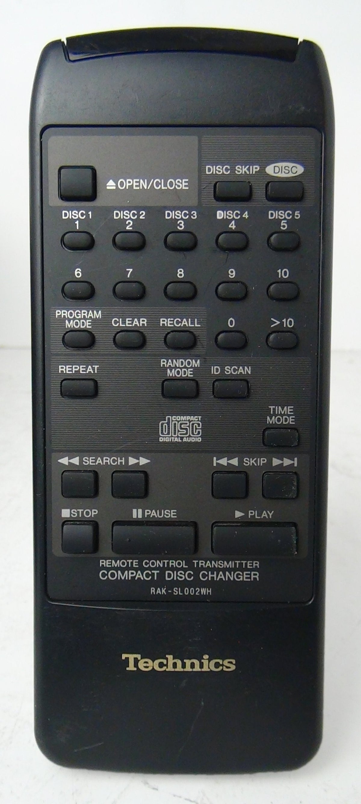 Technics RAK-SL002WH Remote Control for CD Changer SL-PD847 and More ...