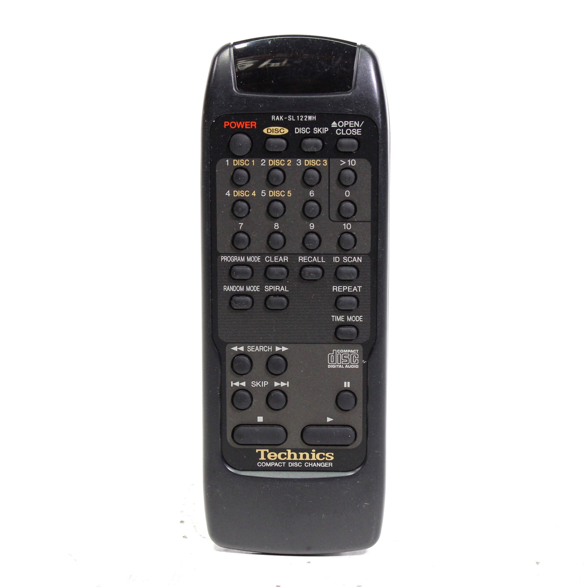 Technics RAK-SL122WH Remote Control for CD Player SL-PD1000 and More ...