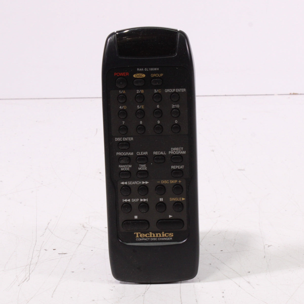 Technics RAK-SL186WH Remote Control for Compact Disc Changer ...