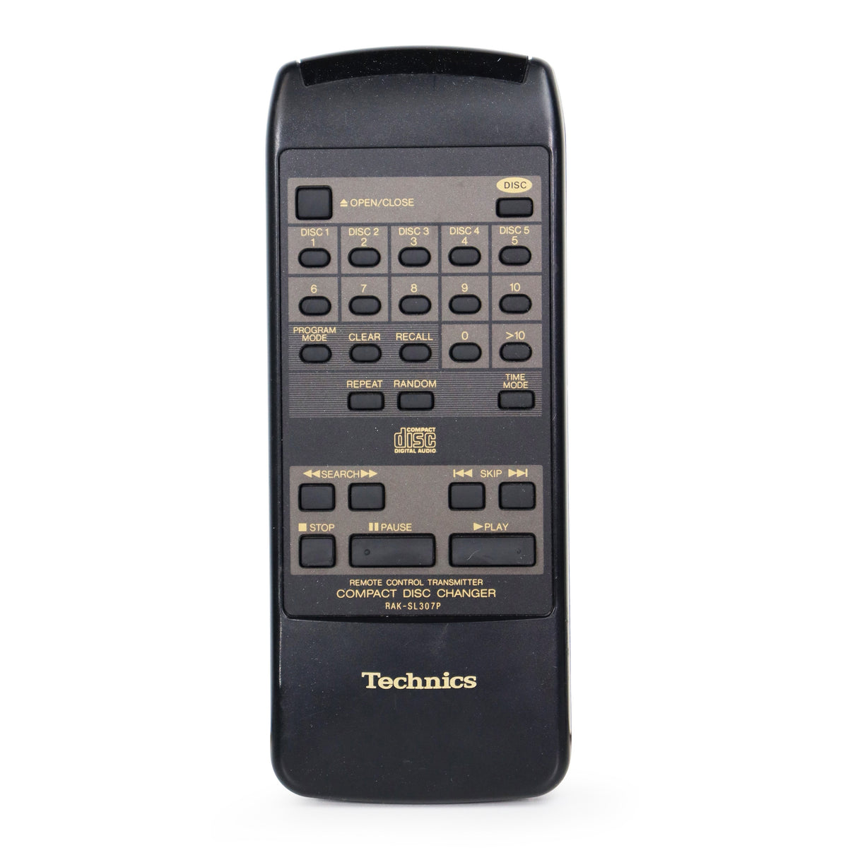 Technics RAK-SL307P Remote Control for CD Player SL-PD627 and More ...
