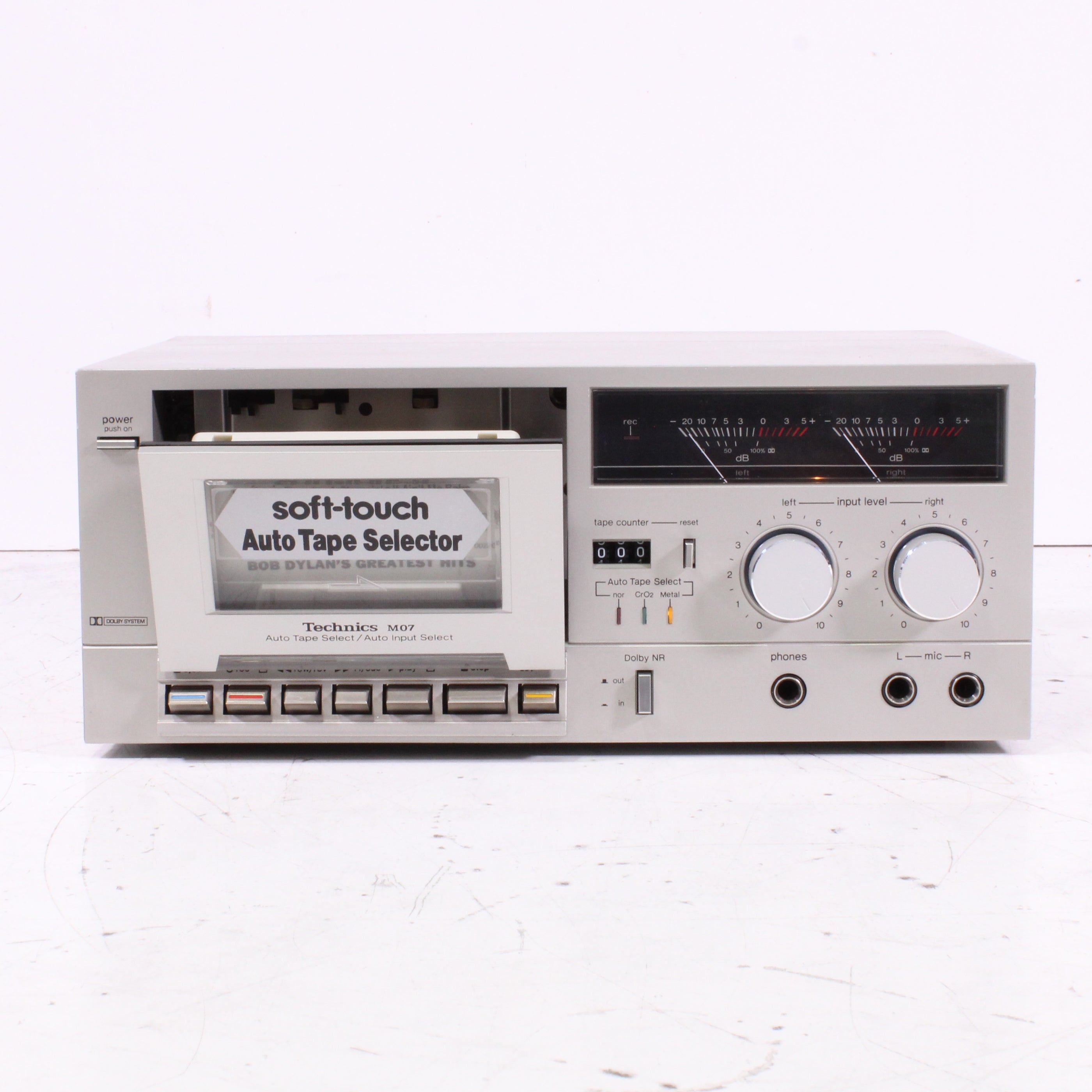 Technics RS-M07 Dolby NR Stereo Cassette Deck Soft Touch Auto Tape Sel ...
